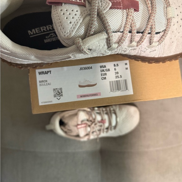 Merrell | Shoes | Merrell Birch And Pink Wrapt Sneakers | Poshmark